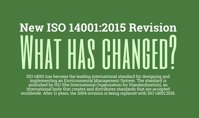 ISO 14001:2015 vs. 2004 Revision – What has Changed? #infographic ...