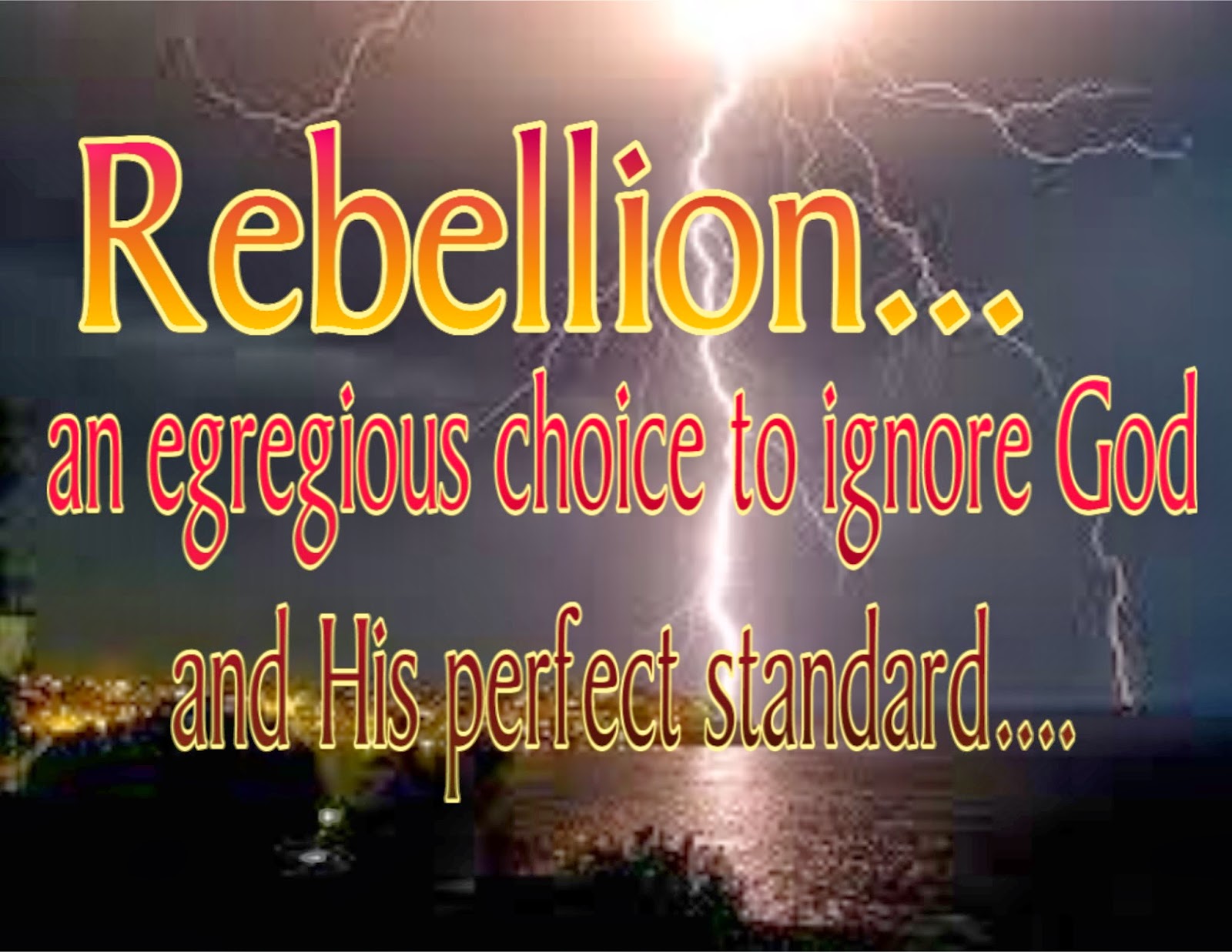MaxEvangel: What Is God's Ultimate Solution for Rebellion?