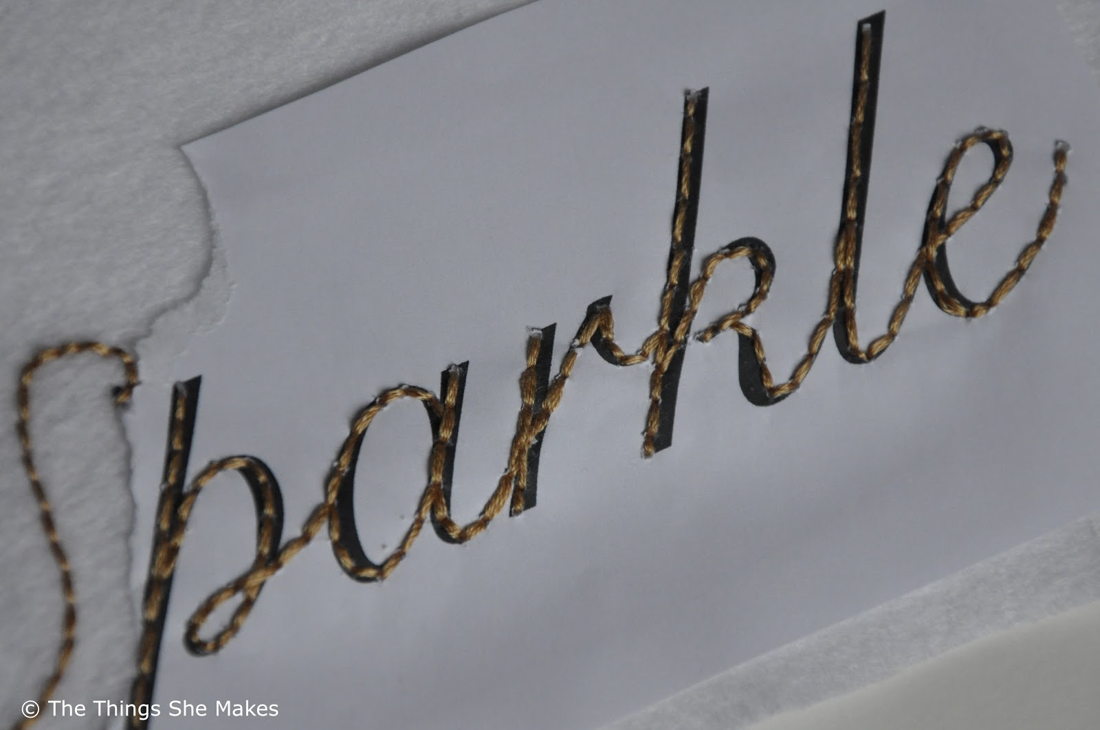 How to Embroider Handwriting | The Things She Makes