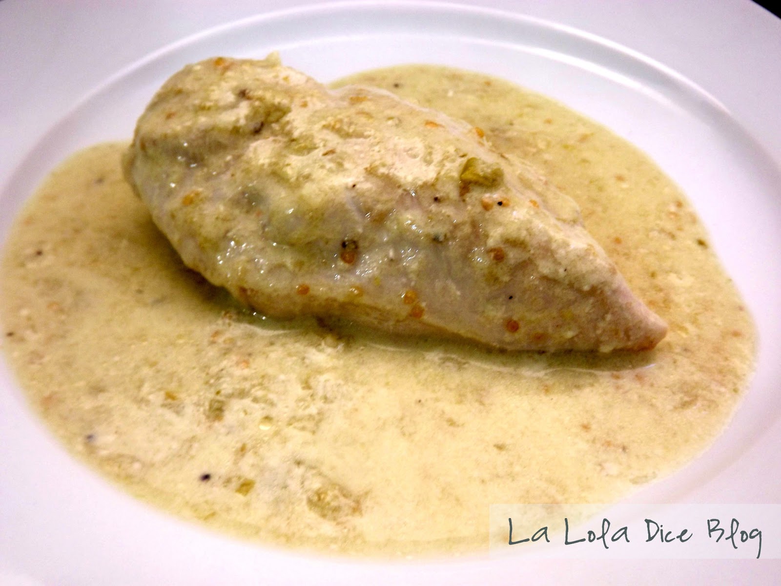 Pollo en Crema de Salsa Verde | La Lola Dice