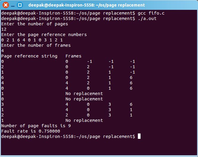 Lab programs for CSE Students: C program for FIFO page replacement algorithm