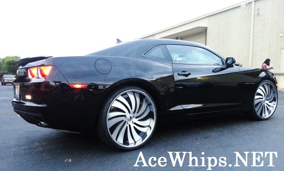 Ace-1: WTW Customs- 2013 Chevy Camaro 24" Staggered Forgiato Girato