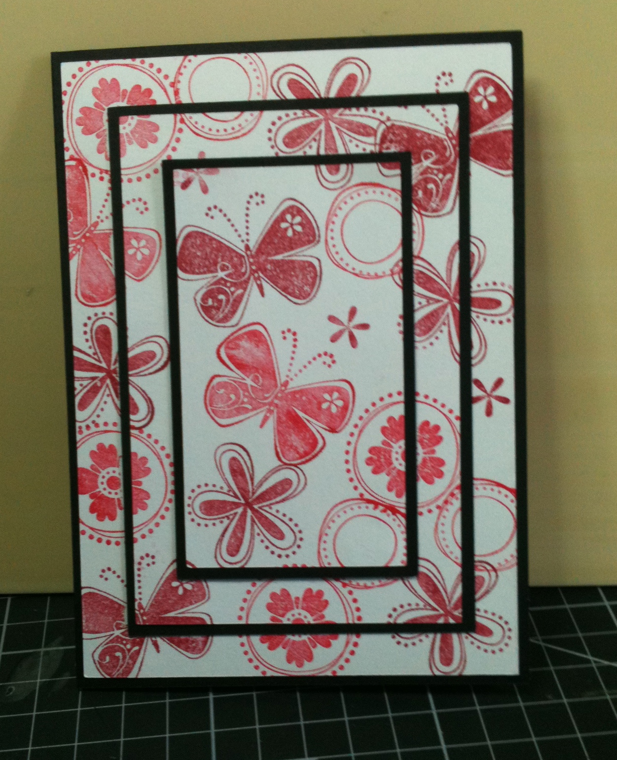 Sarah's Craft: Triple Layer Card