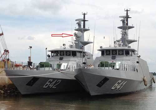 DEFENSE STUDIES: TR-47C: Radar Pengendali Tembakan KCR Clurit Class