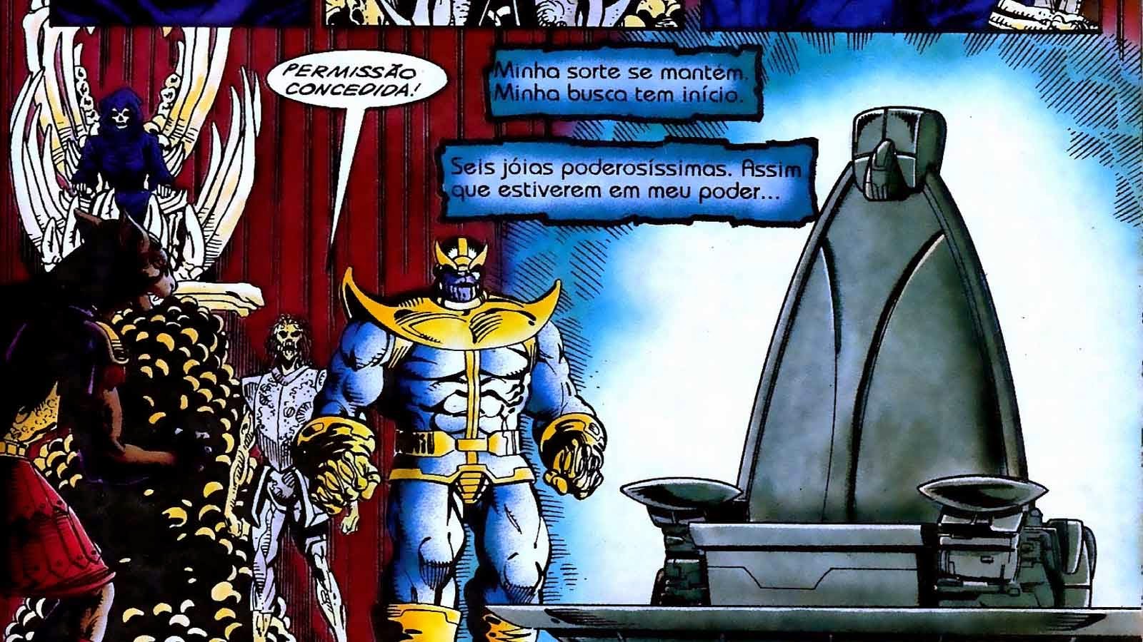 Toma Rumo Guri: Leitura Nerd: Thanos em Busca de Poder (Parte 1 e 2)