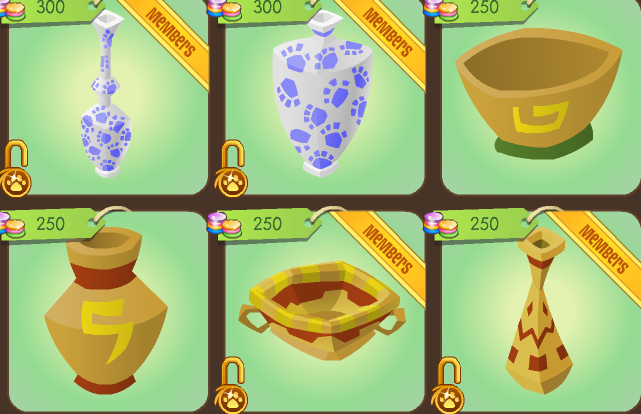 Animal Jam Randomness Blog: Wood and Vases