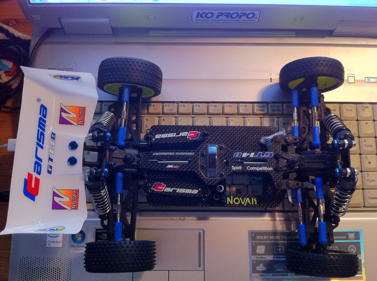 Tp-Parts Rc-Xtreme: Pusher lid for Carisma GT14B by Tp-Parts