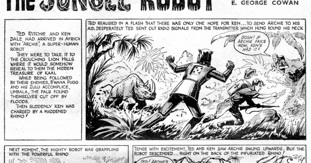 CRIVENS! COMICS & STUFF!: PART TWO OF LION'S ROBOT ARCHIE: THE JUNGLE ...