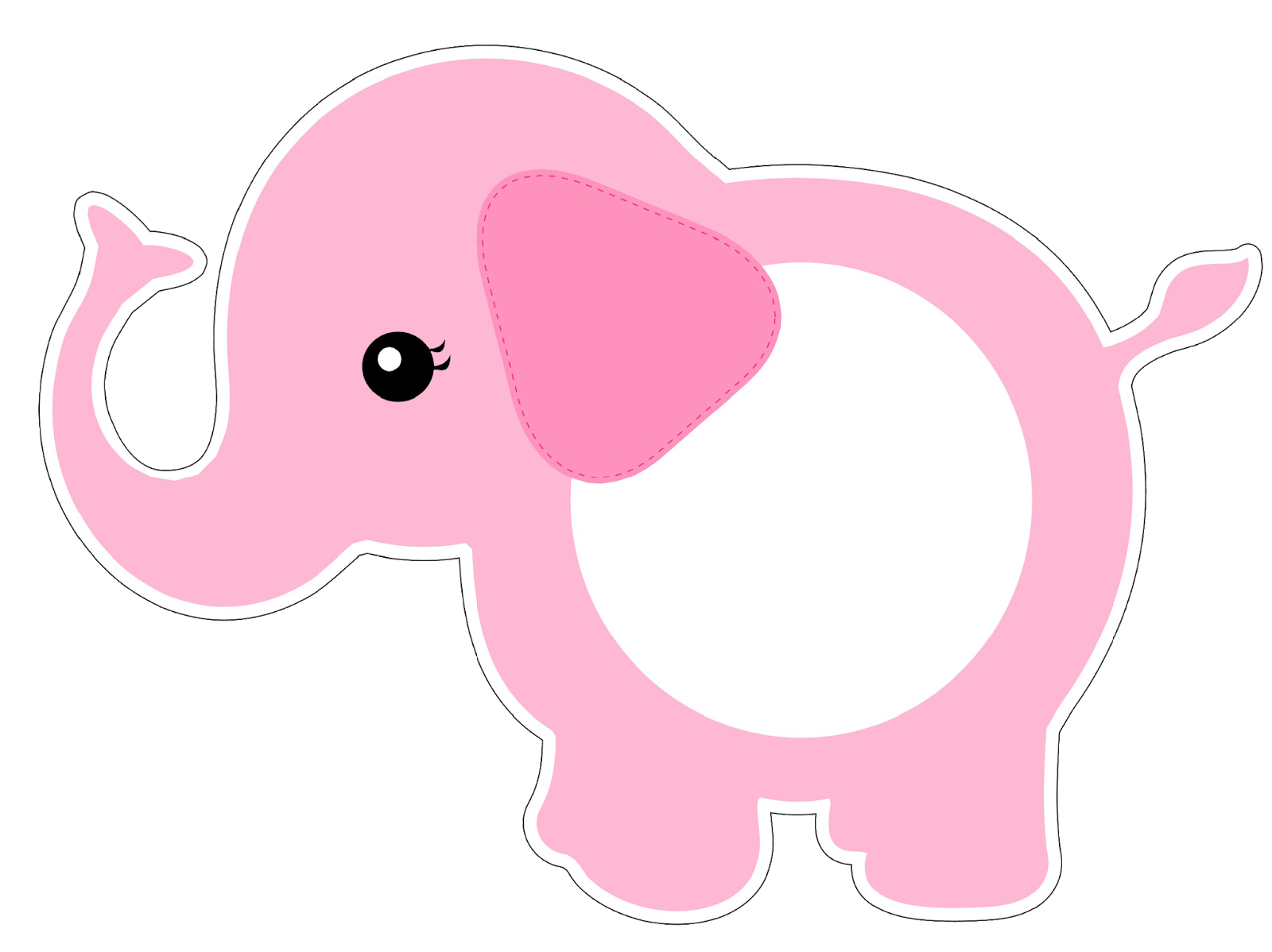 Passatempo da Ana: Convite : Elefantinho