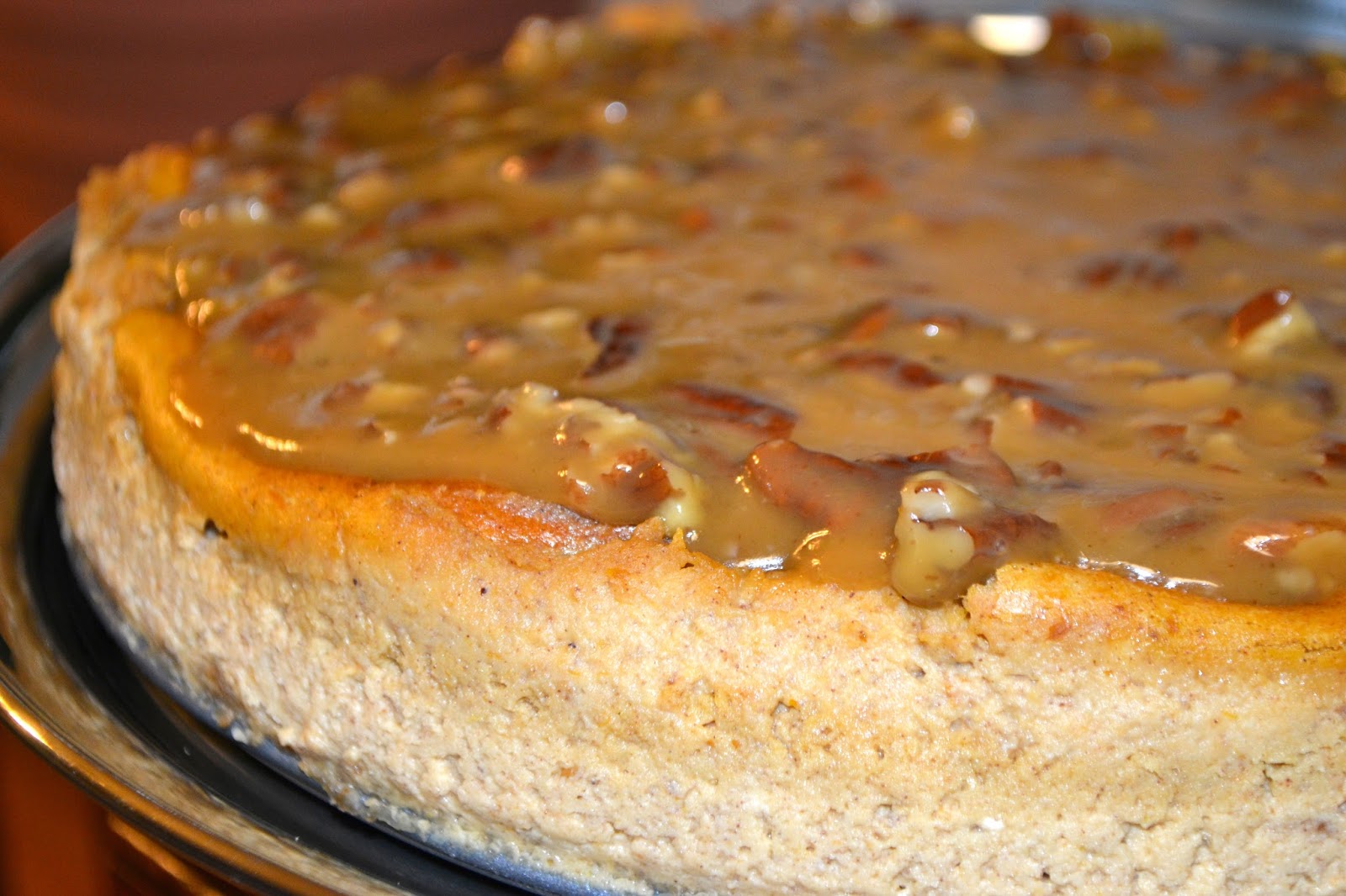 A Taste of Alaska: Pumpkin Cheesecake with Praline Topping