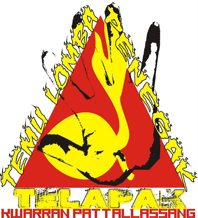 SAKRAL: peta,logo Telapak dan lambang roda dewan kerja ranting