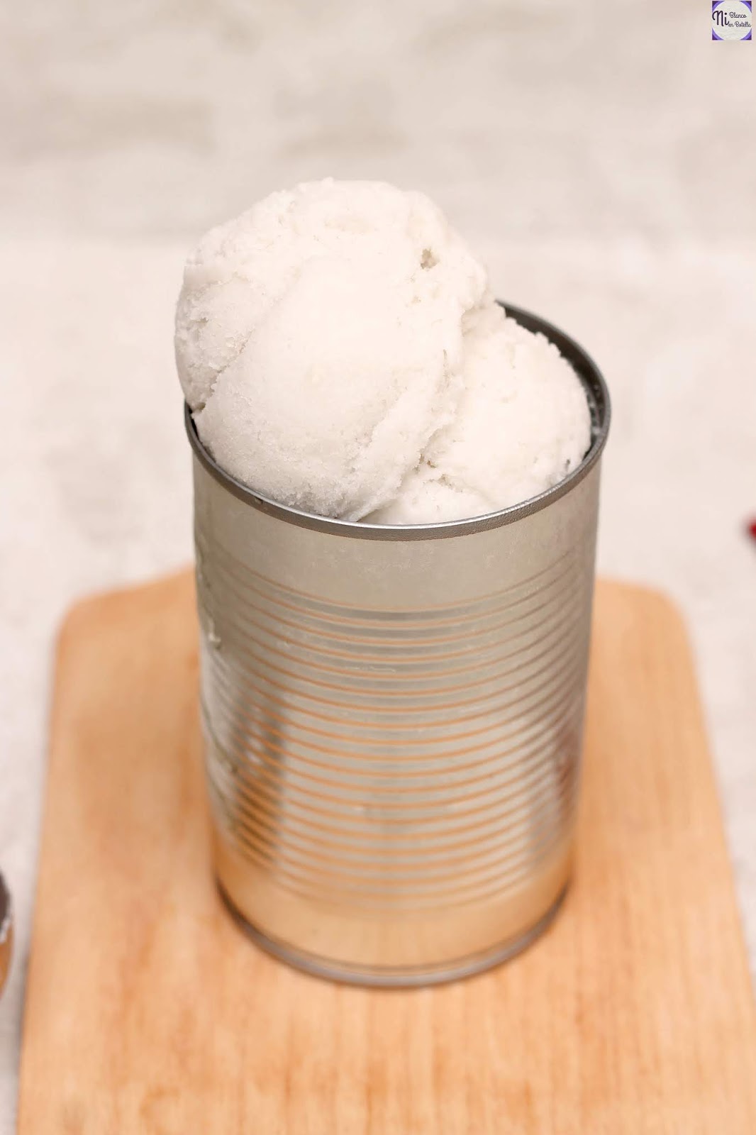 Helado de coco vegano. Receta con 2 ingredientes - Ni Blanco Ni en Botella