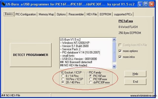 Erol BALABAN: USB PIC dsPIC Programlayıcı Brenner 8
