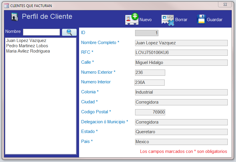 Blog y Foro de Access: Pantalla de Facturacion para Punto de Venta en ...