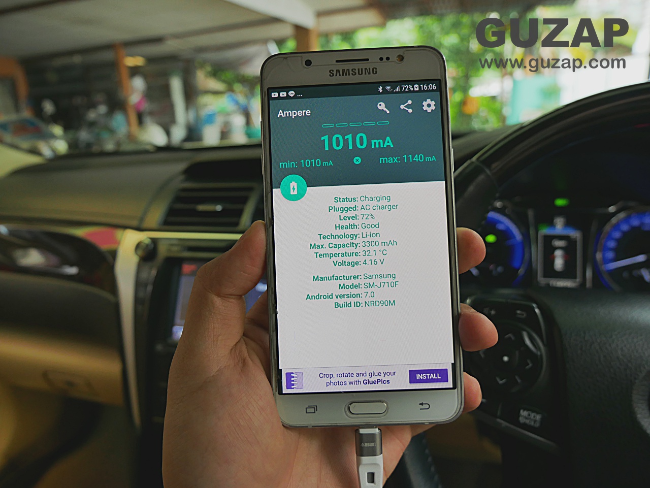 GUZAP: รีวิวสายชาร์จ199.- จากเซเว่น Asaki A2751