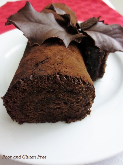 Poor and Gluten Free (with Oral Allergy Syndrome): Gluten Free Yule Log ...