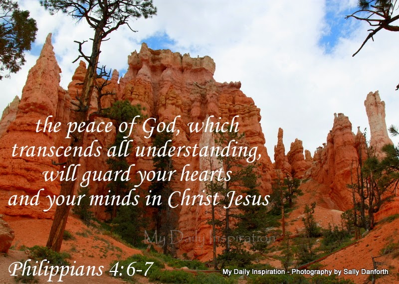 The peace of God, which transcends all understanding, will guard your ...