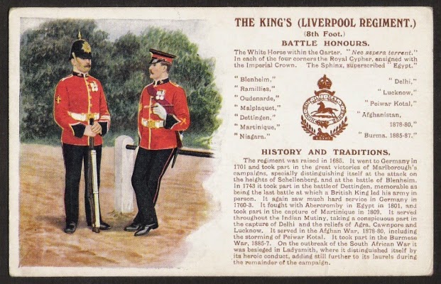 British Army Lineage: 8th Regiment of Foot - The King's (Liverpool ...