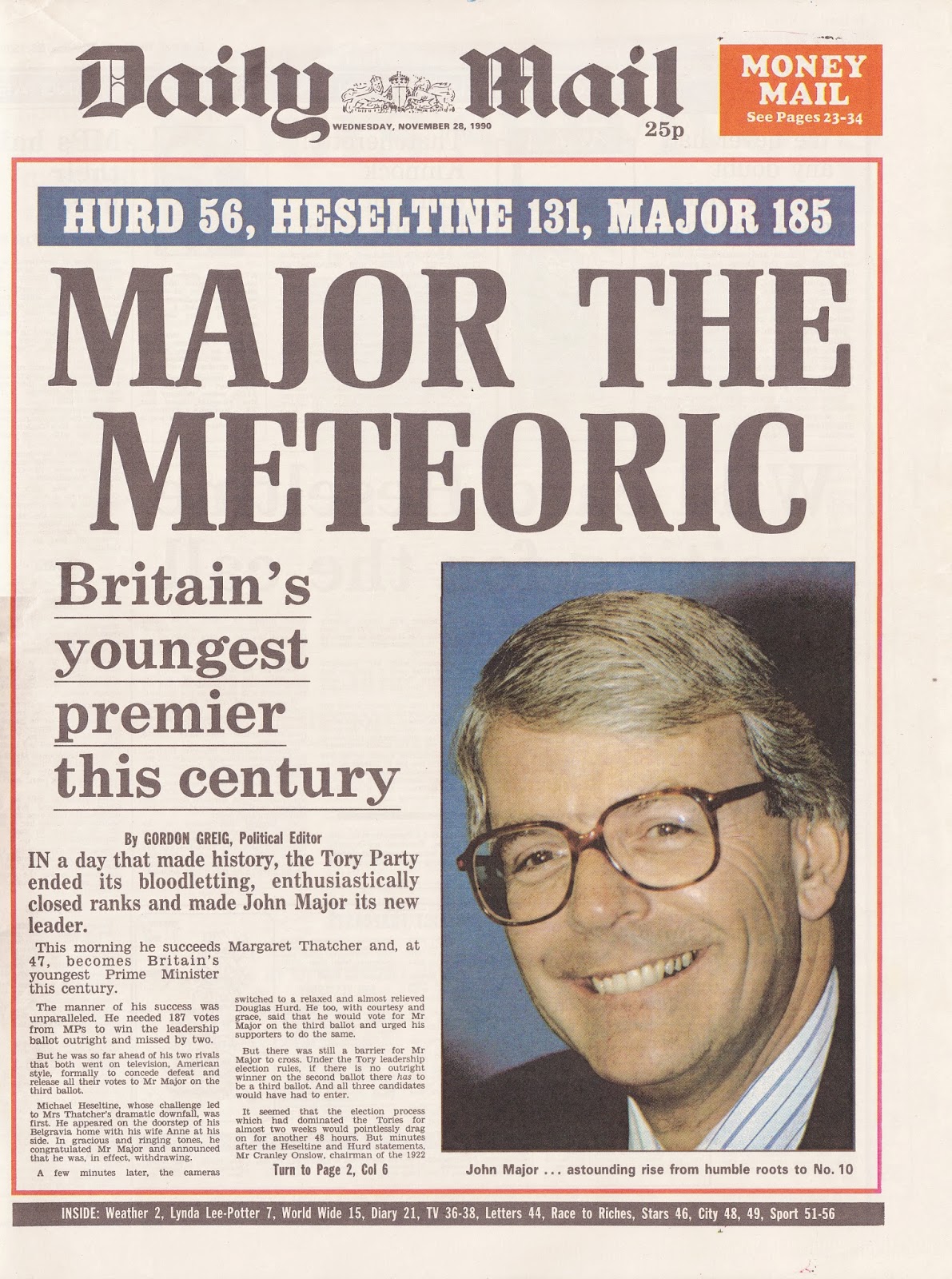 Hold The Front Page: Major the Meteoric (1990)