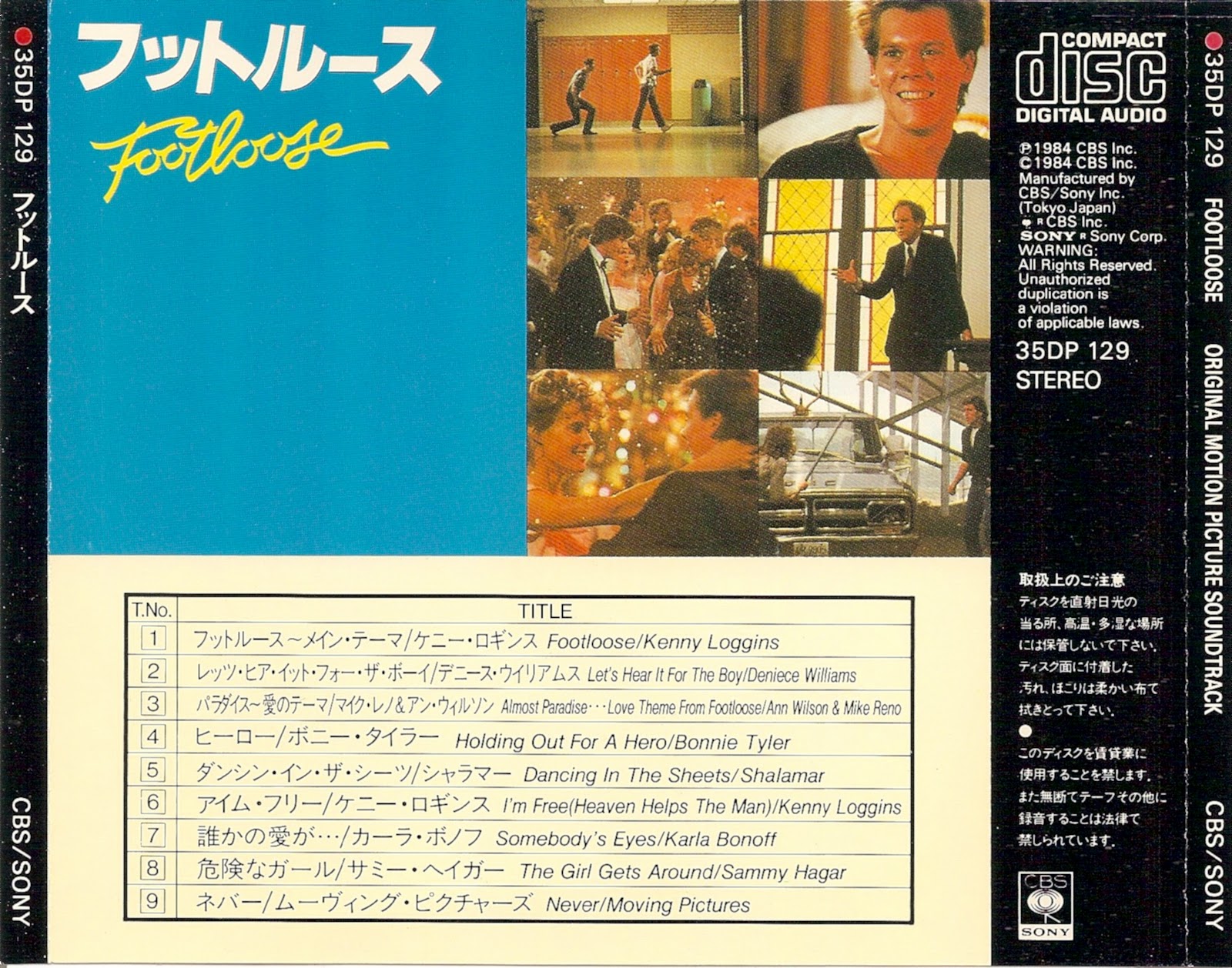 The First Pressing CD Collection: Footloose - Original Motion Picture ...