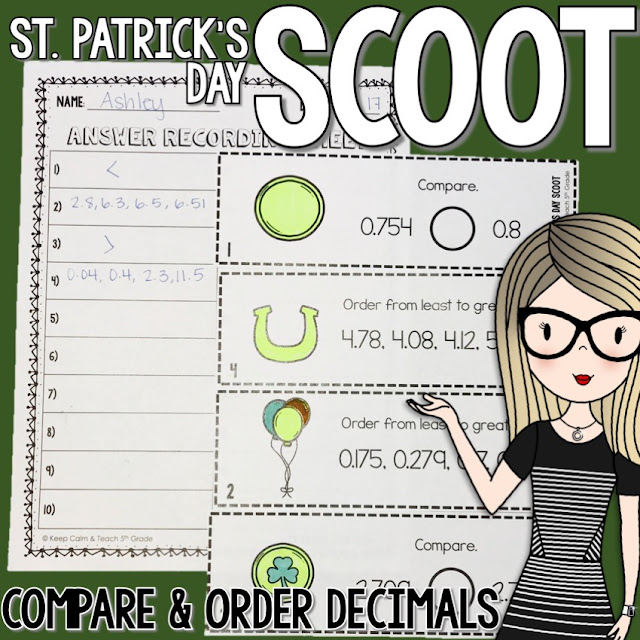 Keep Calm and Teach 5th Grade: Stay Engaged with St. Patrick's Day Math ...