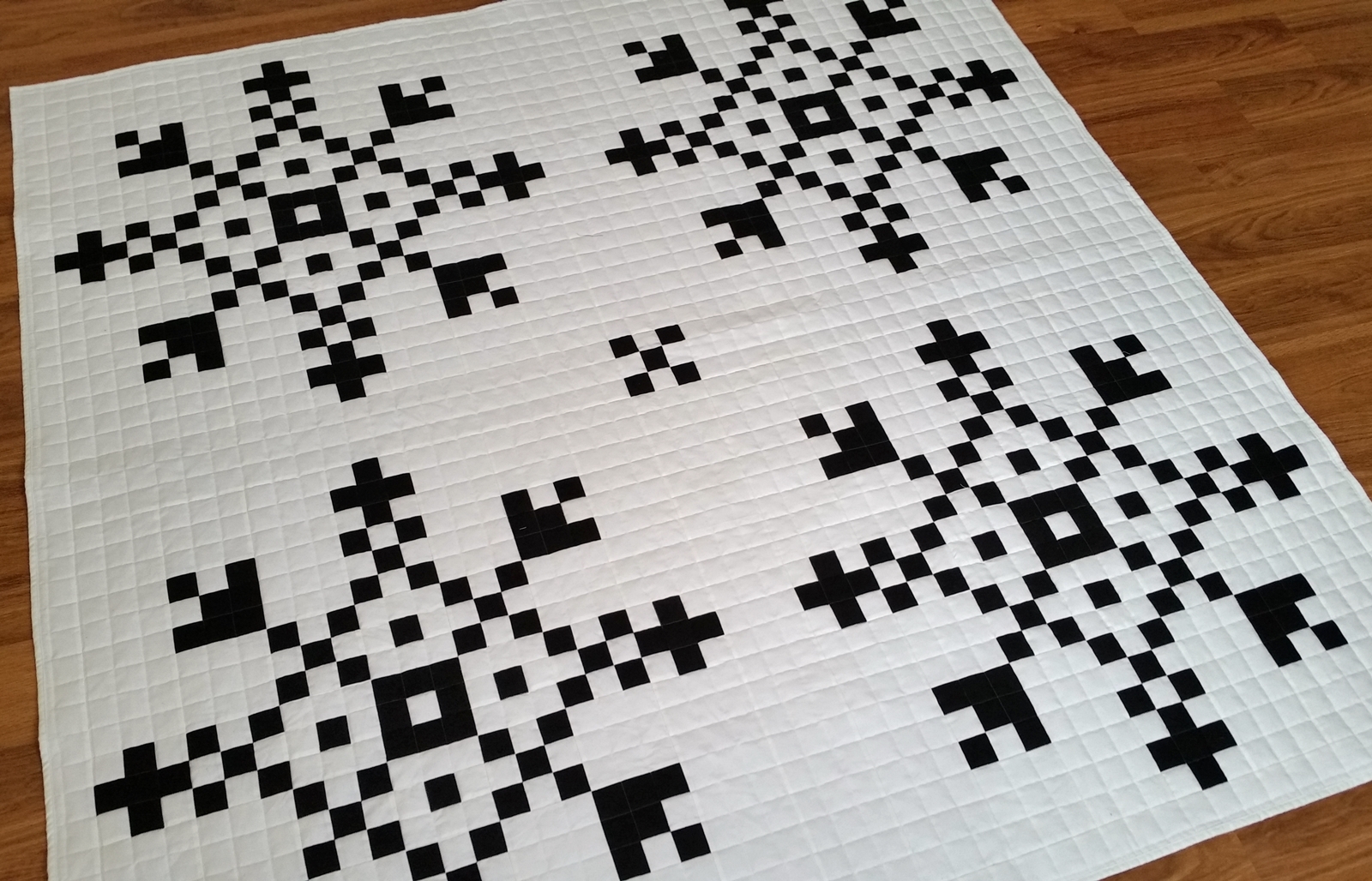 Podunk Pretties Quilting: ~ Snow on the Farm quilt is Finished!