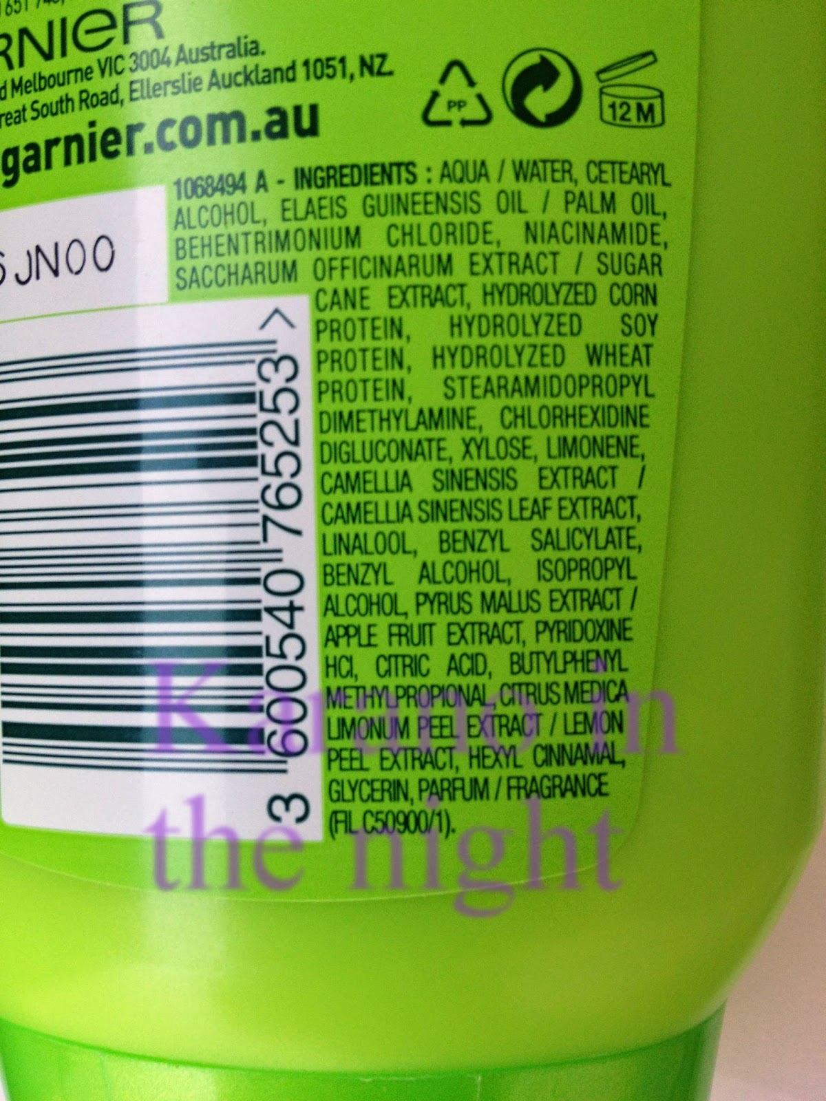 Part-time makeup hoarder: Garnier Fructis Fortifying shampoo and ...