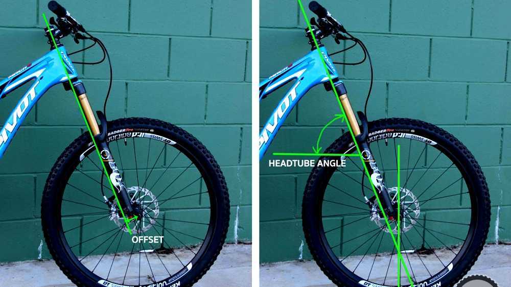 Bicycle and motorcycle geometry