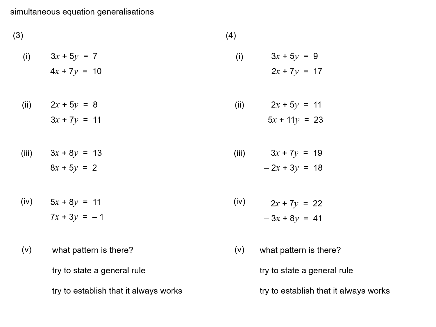 MEDIAN Don Steward mathematics teaching: simultaneous equations ...