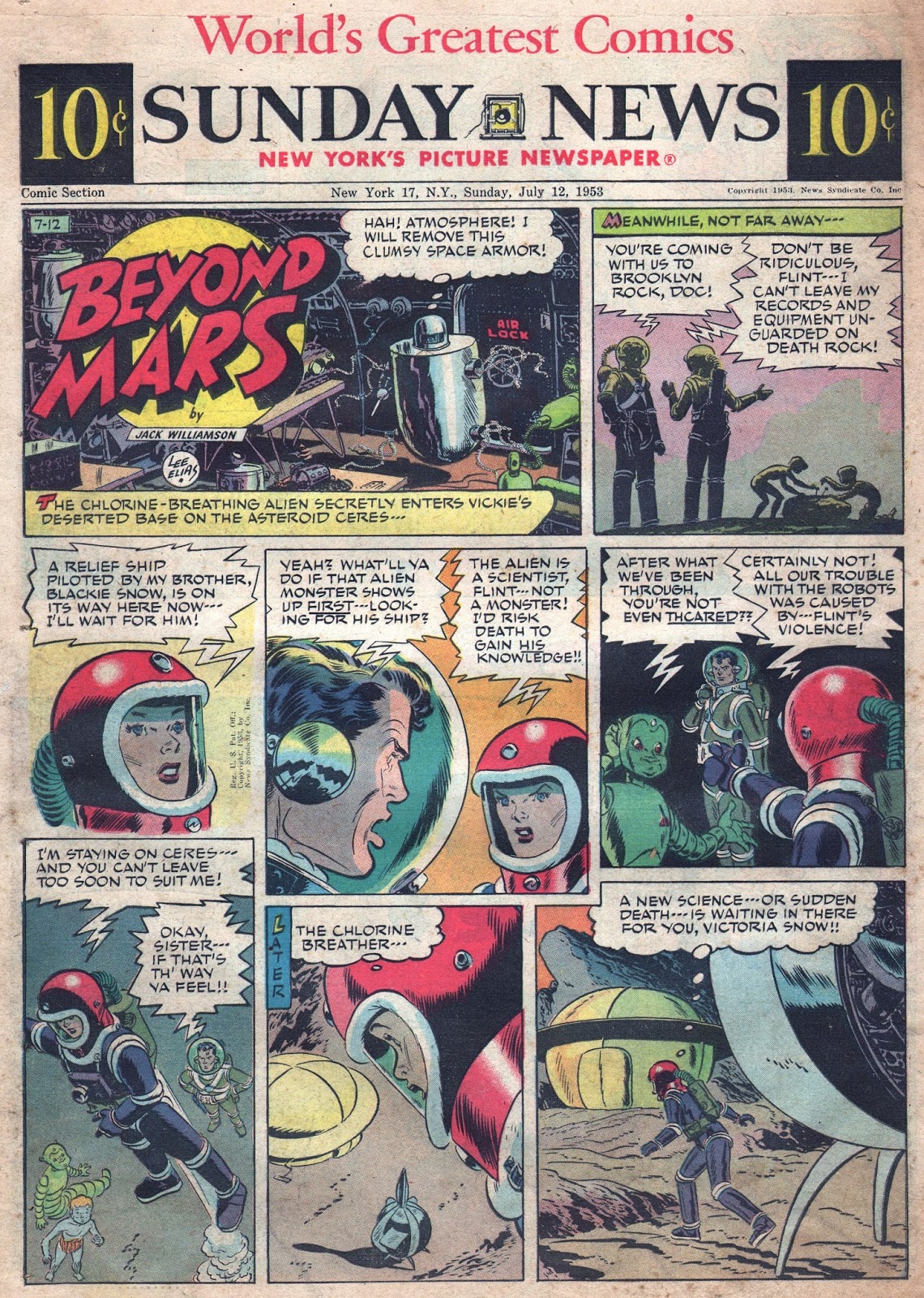 Timely-Atlas-Comics: OT : Tales from the New York Daily News Sunday ...