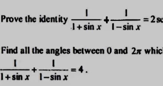 2. Trigonometry Challenging O Level Additional Maths (A Maths ...