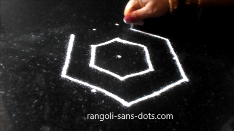 Dot rangoli designs with number of dots | Kolam by Sudha Balaji