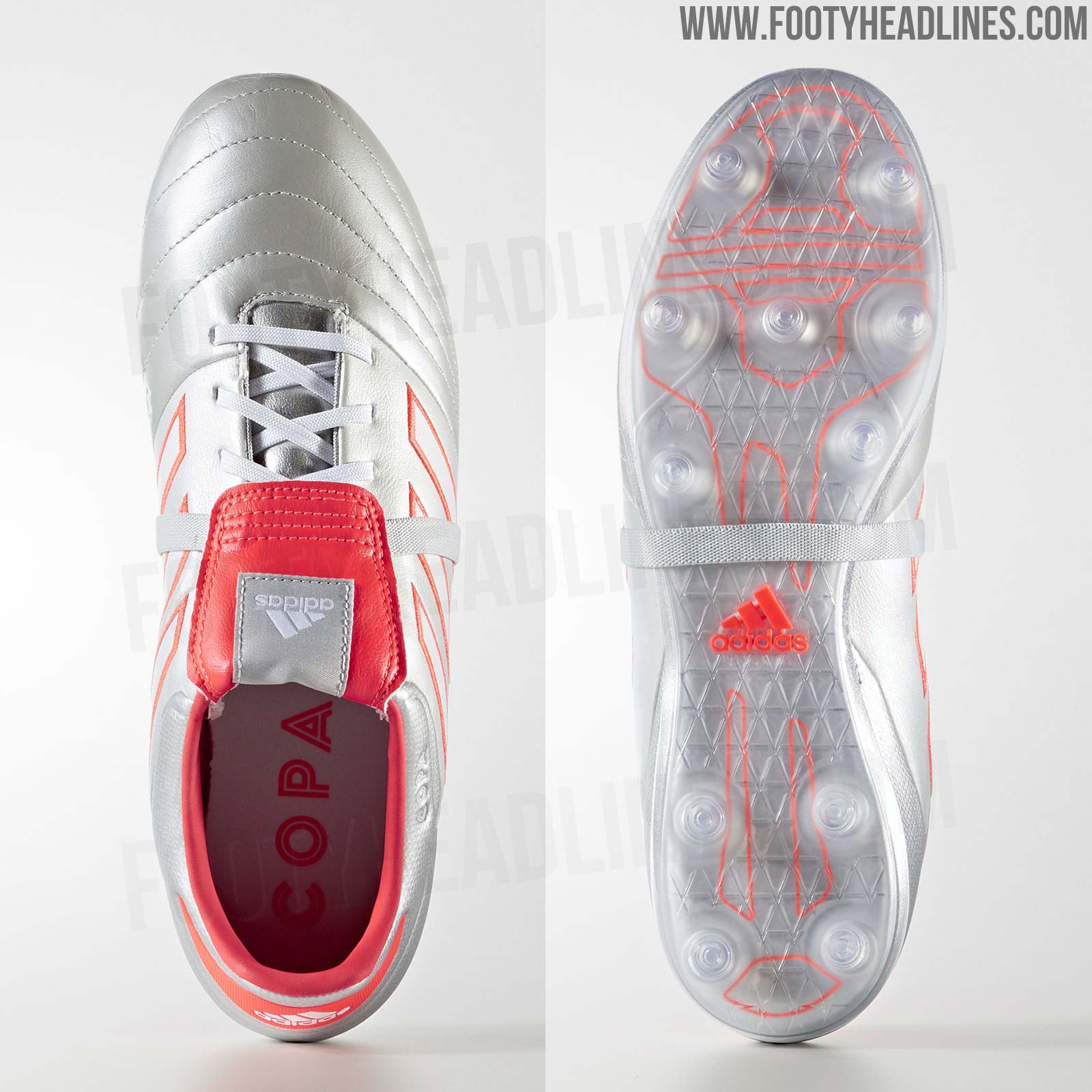 'Silver / Red' Adidas Copa Gloro 17 Boots Released - Footy Headlines
