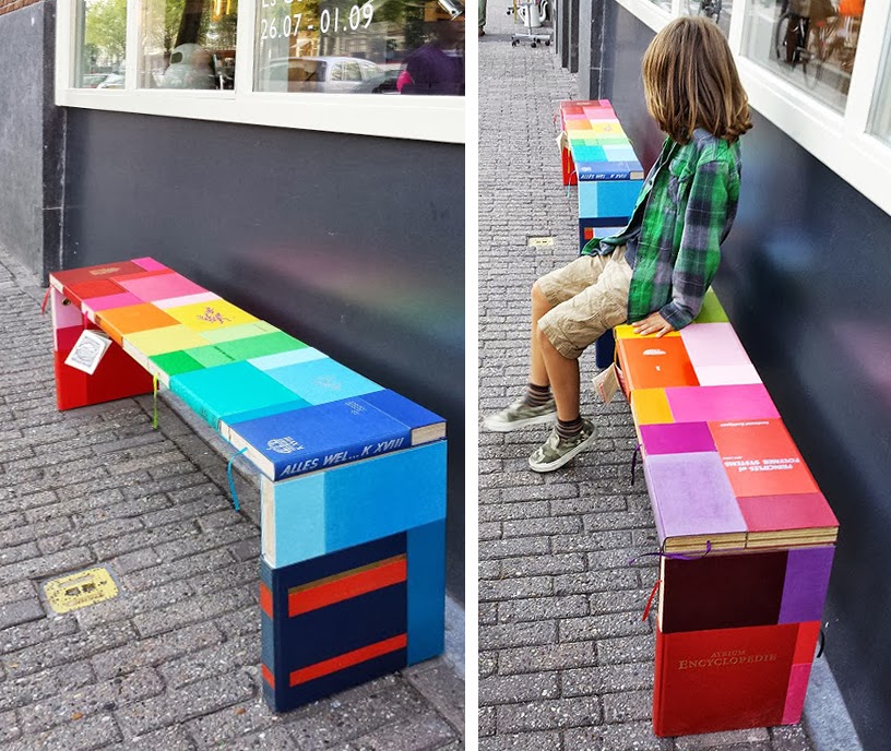 style-diaries: book bench
