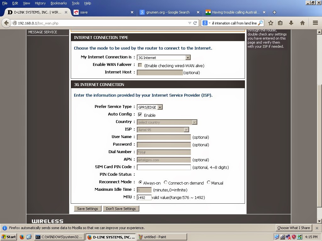 Nothing can stop u....: D-Link DIR-456U - Residential USIM embedded ...