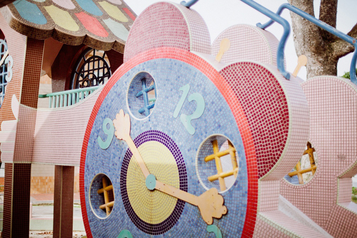 Burntfeather: Clock - Mosaic Playgrounds of Singapore