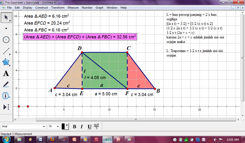 Pendar Bintang: Pembuktian Rumus dengan Menggunakan The Geometer’s ...