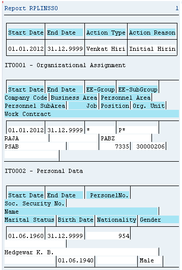 Raghav SAP HR/HCM / SuccessFactors: HOW TO GET A REPORT BASED ON INFOTYPE