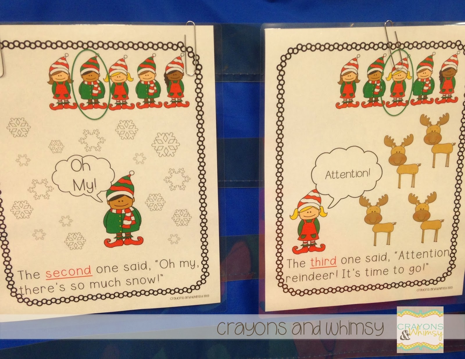 Five Little Elves - Crayons and Whimsy