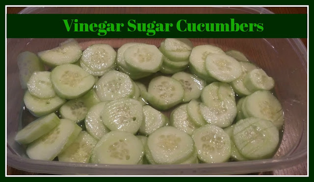 Vinegar & Sugar Cucumbers | TJ Homeschooling
