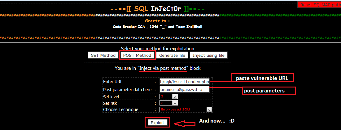 SQL_Injector Version-2 by incredible | Start With Linux | Mannu Linux