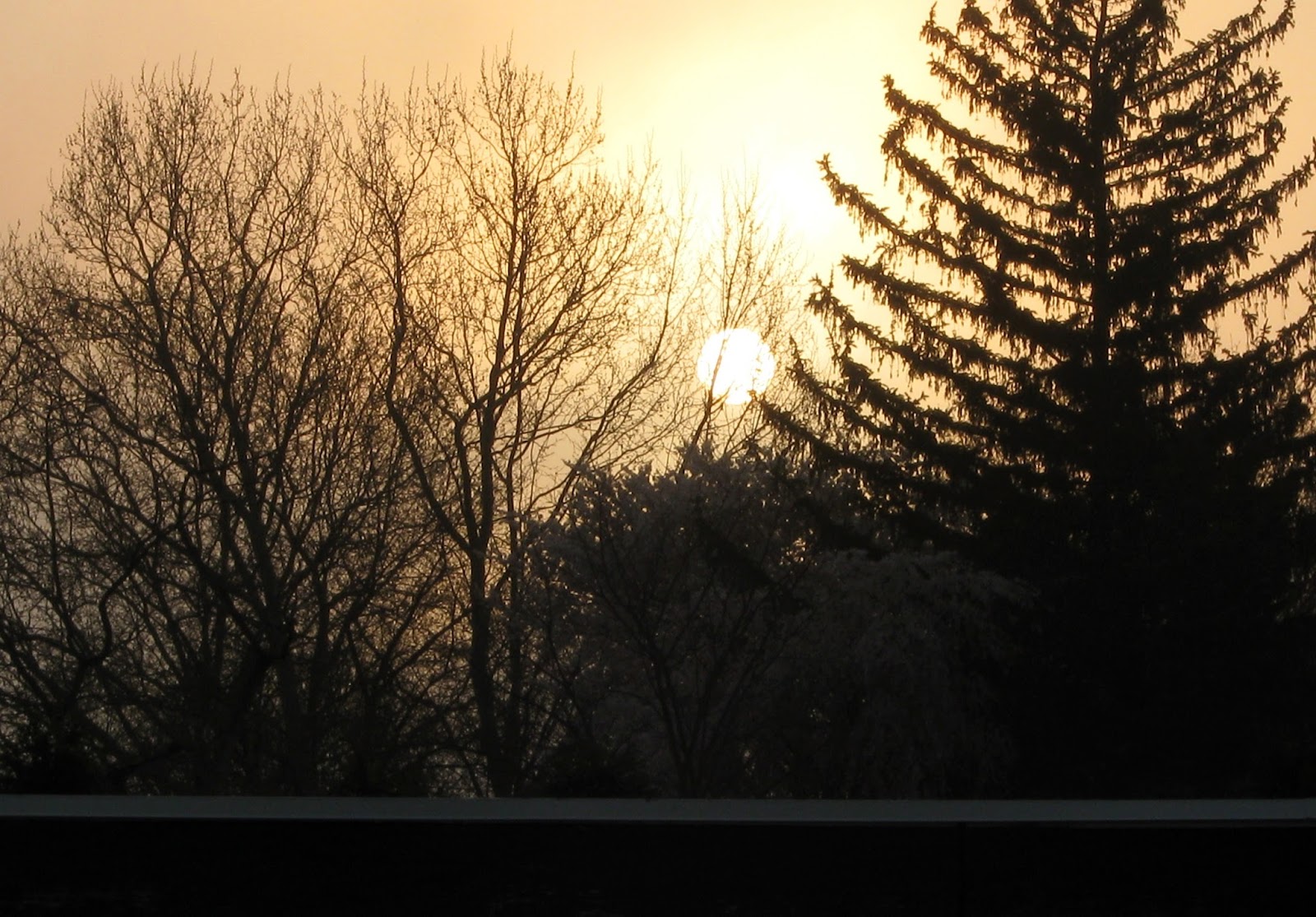 In The Shadow of His Wings: Wordless Wednesday -- Sunrise, Sunset