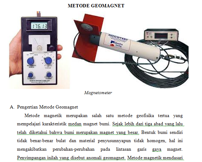 Geology's Insight: METODE GEOMAGNET