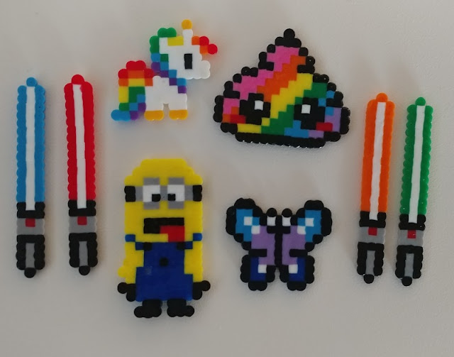 Explorations of Your Inner Crafter: More play with mini perler beads!!