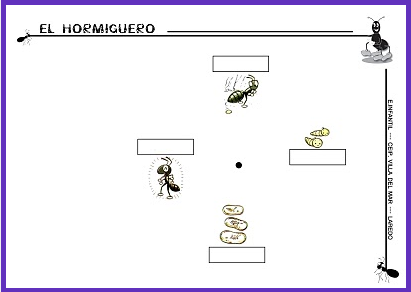 Coloreando letras: Hormigas, hormiguitas y hormigotas PROYECTO DE KINDER