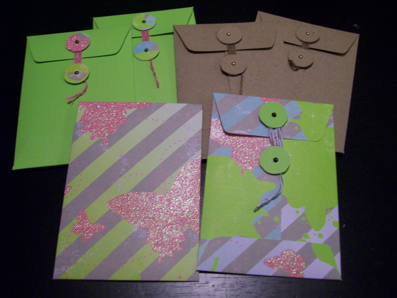 A Crafty Island Girl: DIY: String Tie Envelopes