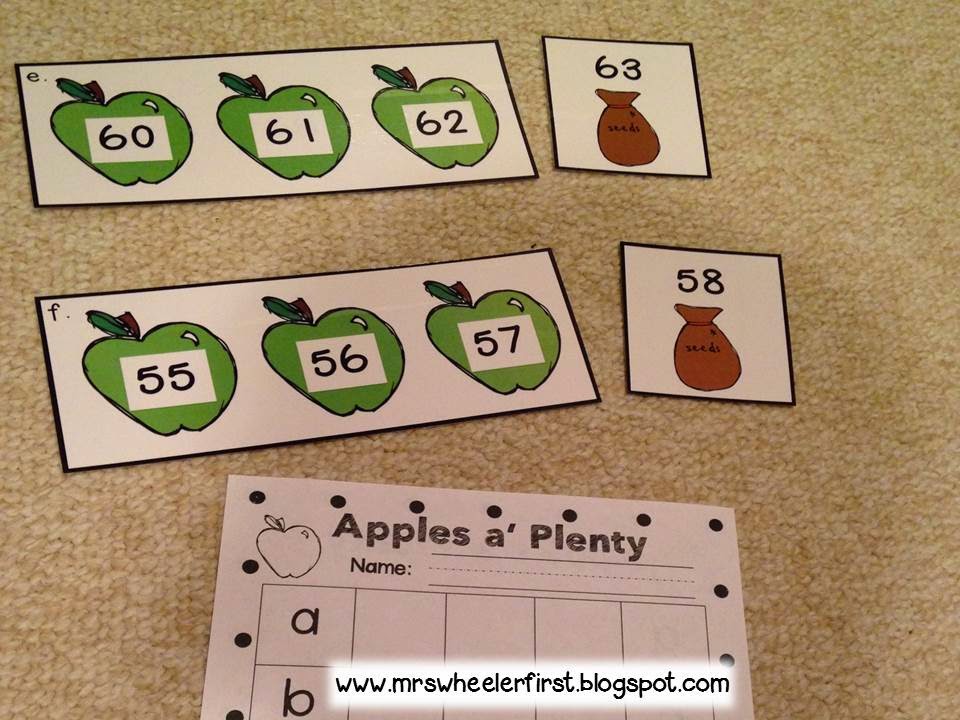 Mrs. Wheeler's First Grade Tidbits: Apple Fun!