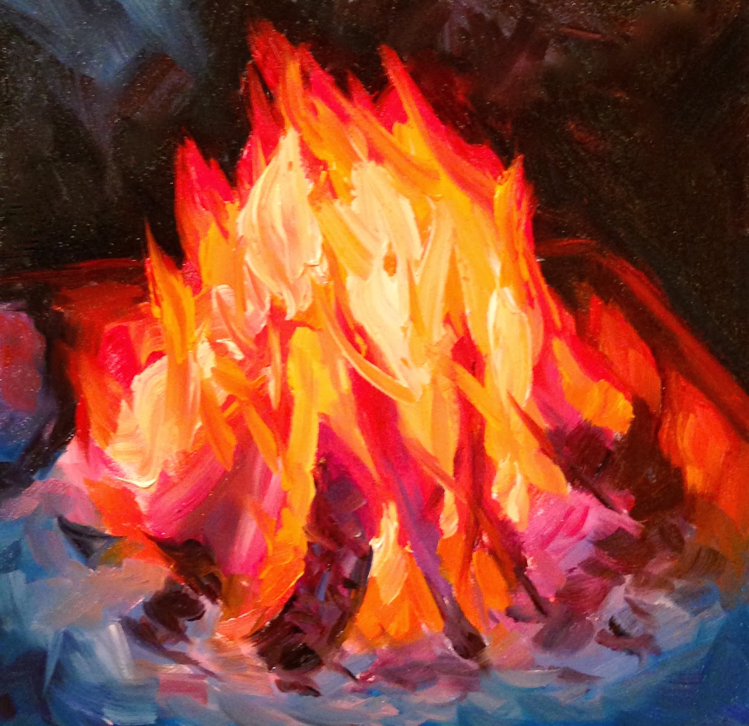 Kristen Reitz-Green: Many paintings that I can finally show!