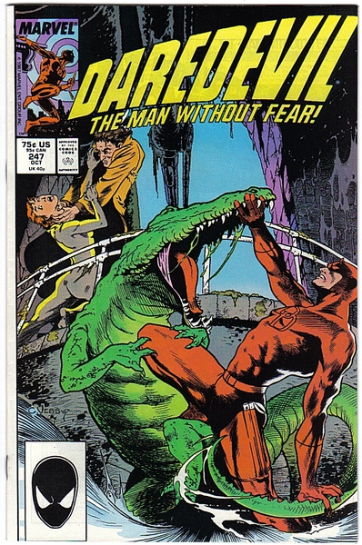 Marvel Comics of the 1980s: 1987 - Anatomy of a cover - Daredevil #247