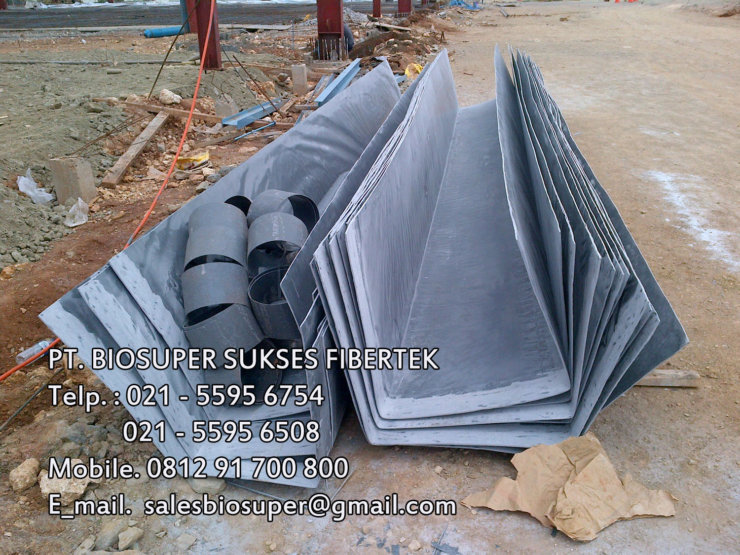 Talang Fibreglass, Talang Fiber, Talang Air yang Terbuat Dari Bahan ...